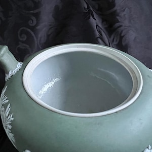 Wedgwood Green Jasper Teapot - Etsy