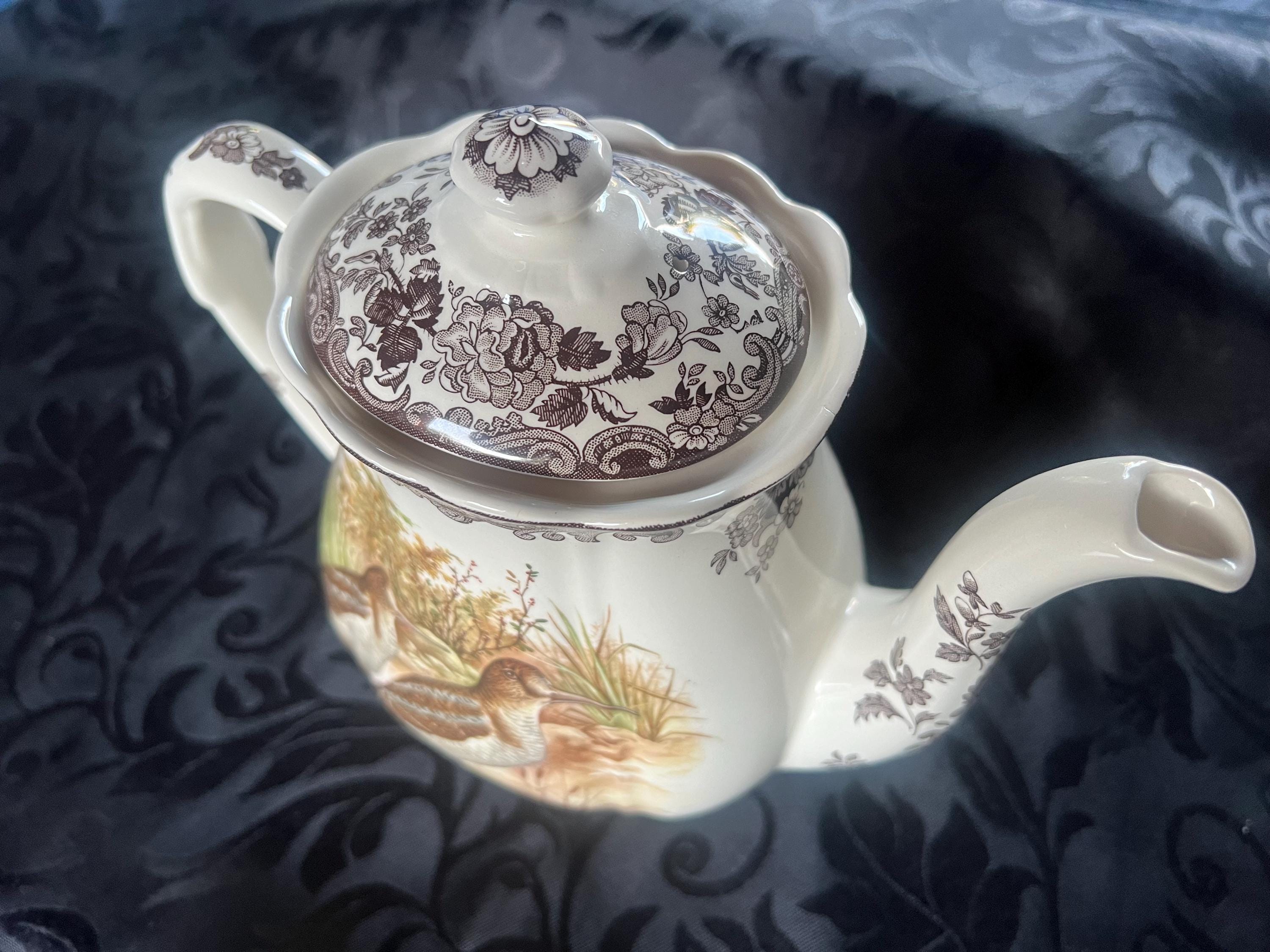 Royal Worcester Group Game Series Palissy Coffee Pot - Etsy