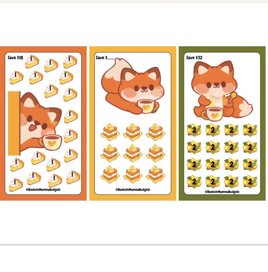 Lemon Fox - Set of 3 - MADE TO ORDER - Physical Product- Saving ...