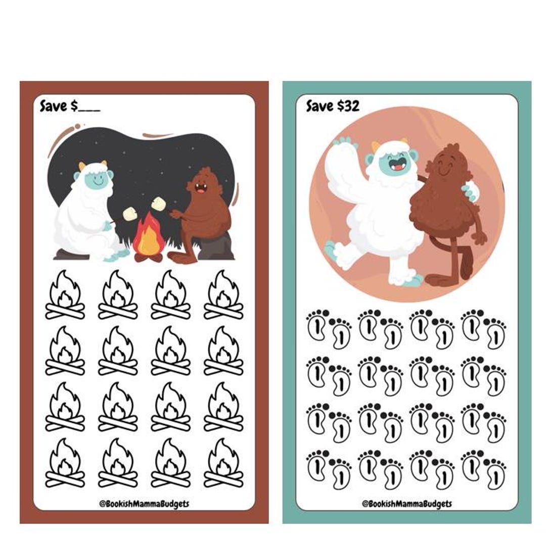 Bigfoot & Yeti - Digital Download - Instant - Set of 2 Mini Challenges ...