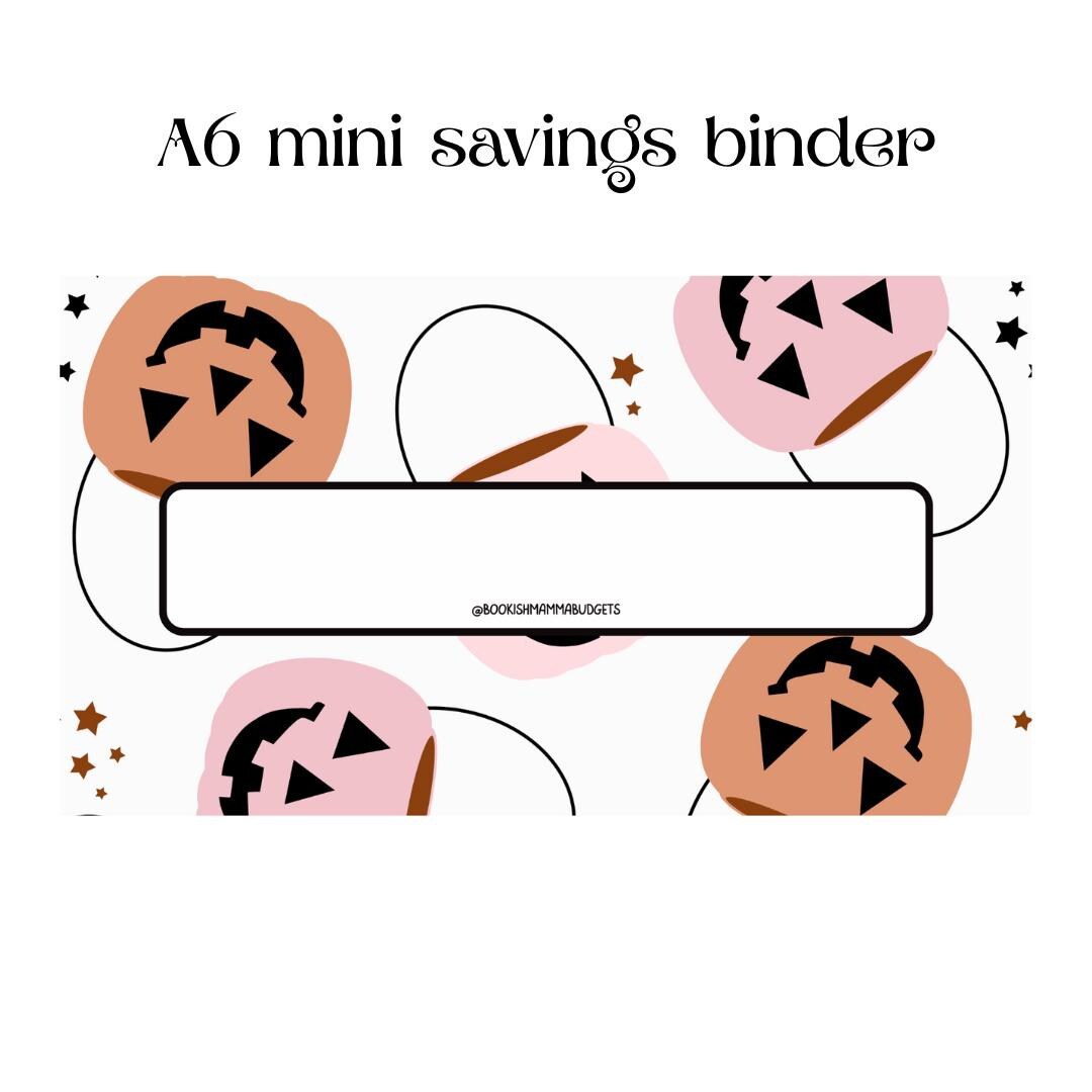 Halloween Mini Binder - 8 Pocket Spiral Binders - Fall - Autumn ...