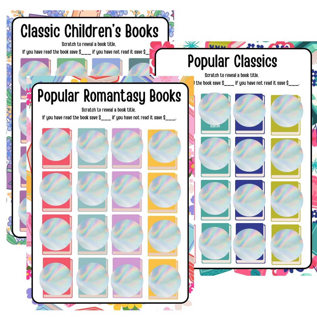 Bookish Challenges Scratch & Save - Classics - Kids Classics ...