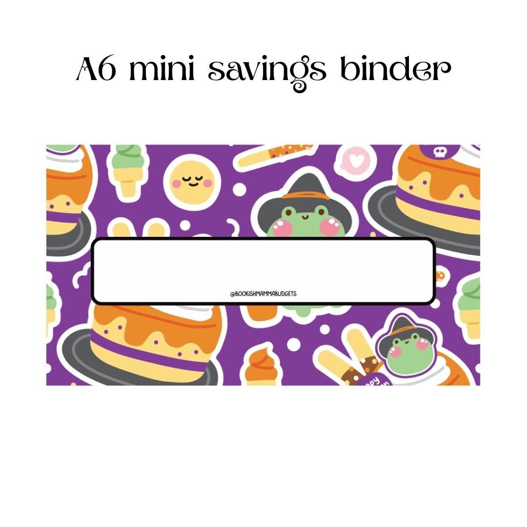 Kawaii Halloween Mini Binder - 8 Pocket Spiral Binders - Fall - Autumn ...