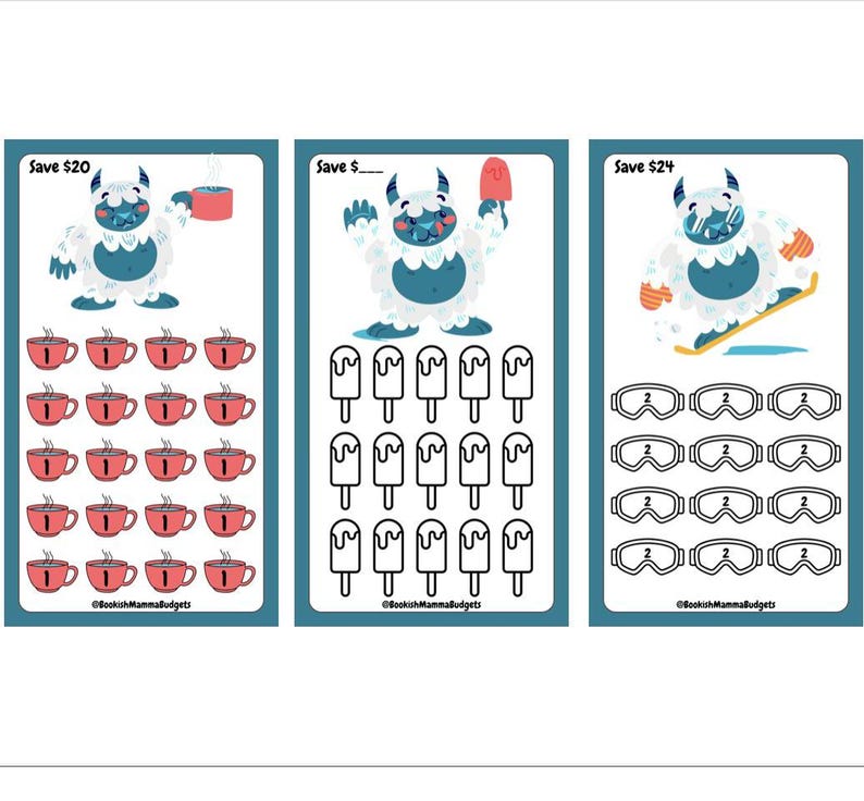 Yeti's Day off - Digital Download - Instant - Set of 3 Mini Challenges ...