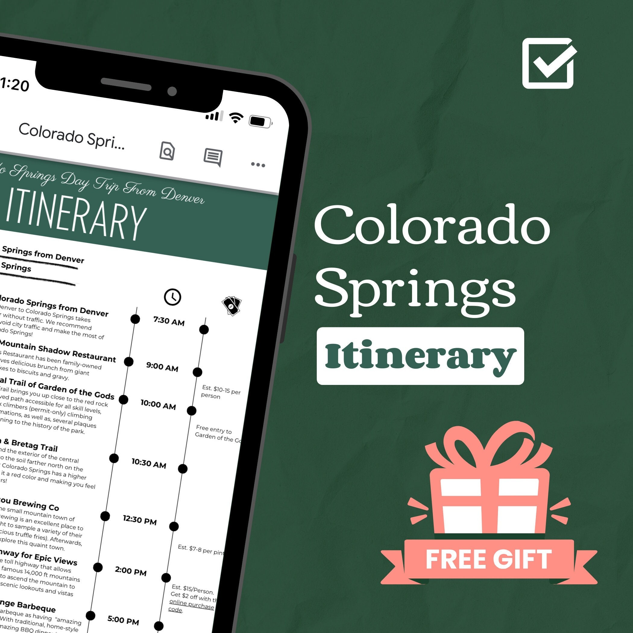 Colorado Springs Day Trip Itinerary From Denver Colorado Springs Travel ...