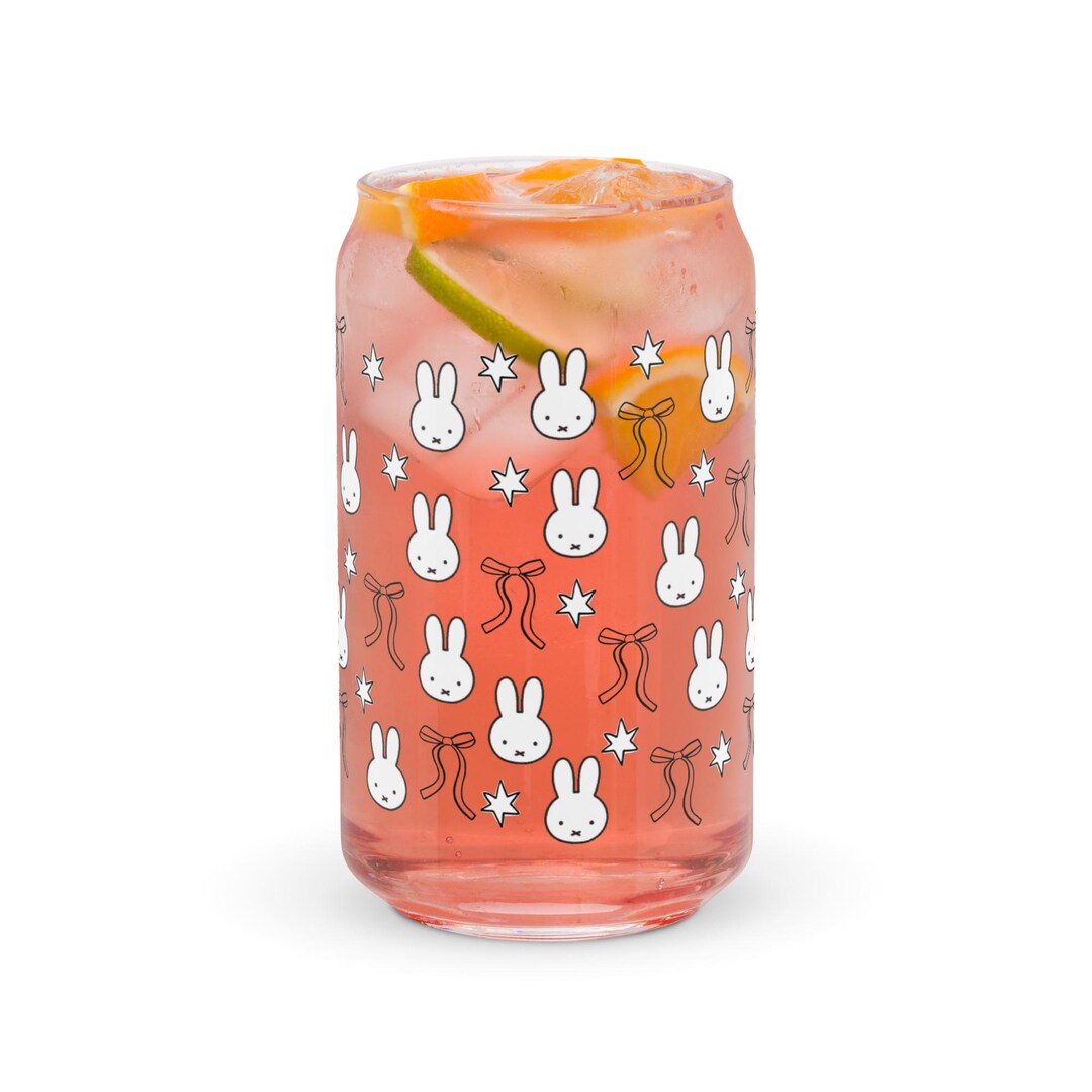 Miffy Glass, Miffy Coffee Glass, Kawaii Gift, Miffy Merch - Etsy UK
