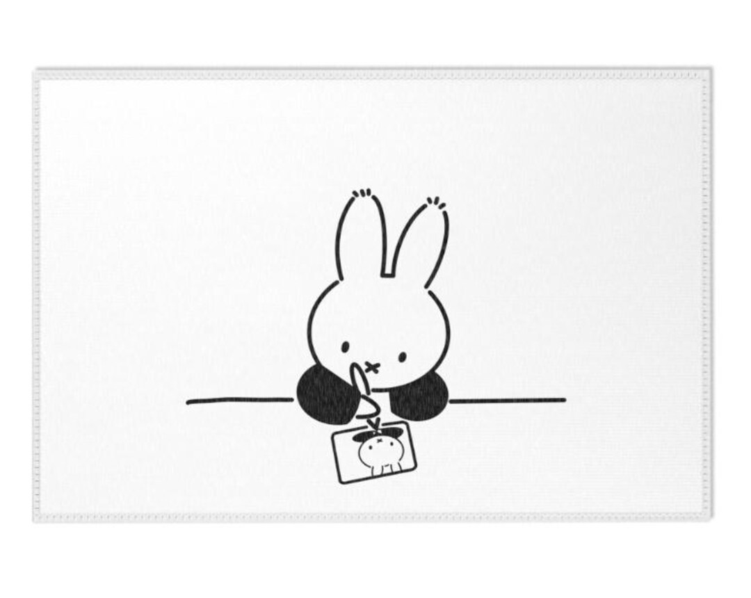 Miffy Area Rug Cozy Home Decor, Kids Room Mats, Unique Living Room ...