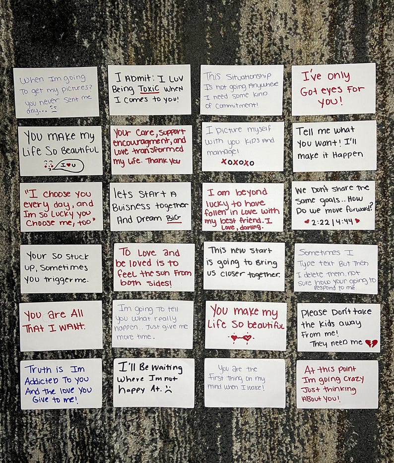 Messages From Your Person ( SAME DAY ) - Etsy