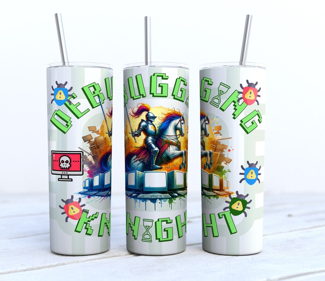 Software Developer 20oz Skinny Tumbler Sublimation Design Digital ...