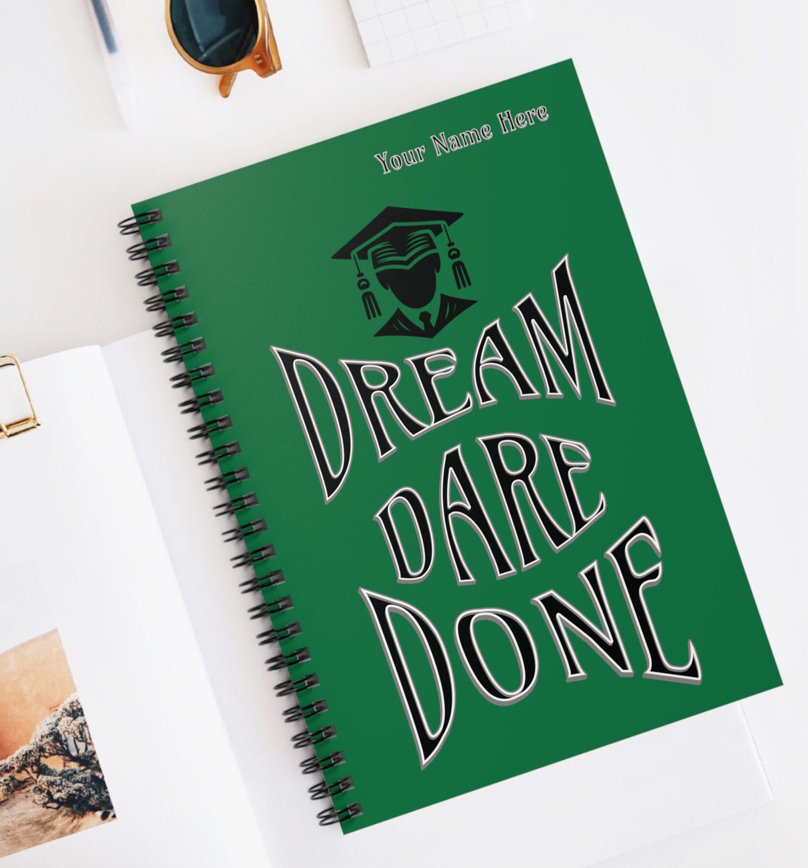 Graduation Gift Spiral Notebook Ruled Line, Graduation Day, Graduation ...