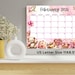 EDITABLE Fillable February 2026 Calendar, Cute Valentine Planner With ...