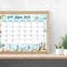 Editable June 2025 Calendar, Nautical Beach Theme Ocean Summer Planner ...