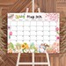 Editable May 2025 Calendar,spring Flowers With Cute Gnomes Planner ...