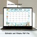 Editable June 2025 Calendar, Nautical Beach Theme Ocean Summer Planner ...