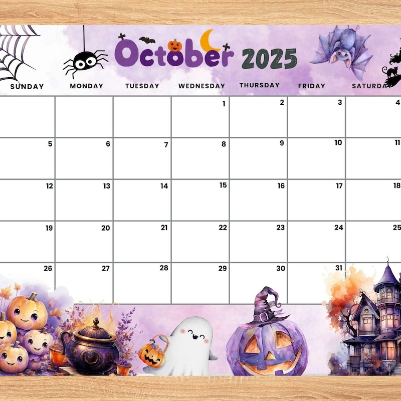 Halloween Classroom Calendar - Etsy