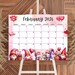 EDITABLE Fillable February 2026 Calendar, Valentine With Cute Gnomes ...