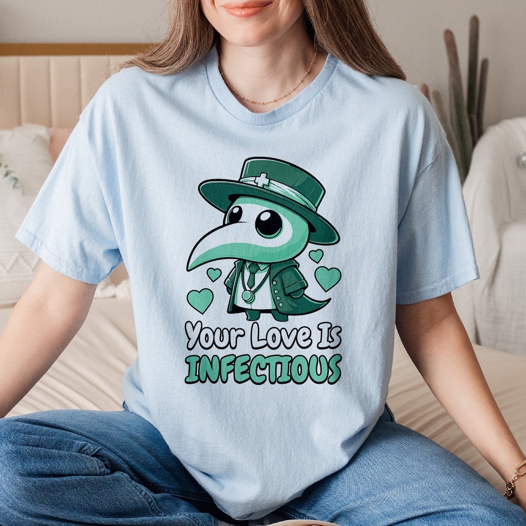 Cute Witch Doctor Pun Shirt, Your Love is Infectious Shirt, Kawaii ...