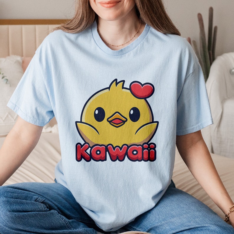 Cute Kawaii Duck Shirt, Kawaii Shirts, Kawaii Ducks, Punny T-shirt ...