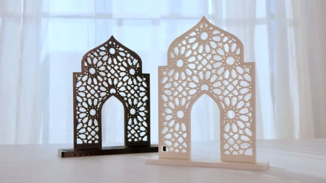 Minaret Arch Mosque Stand, Islamic Home Decor, Mosque Ornaments for ...