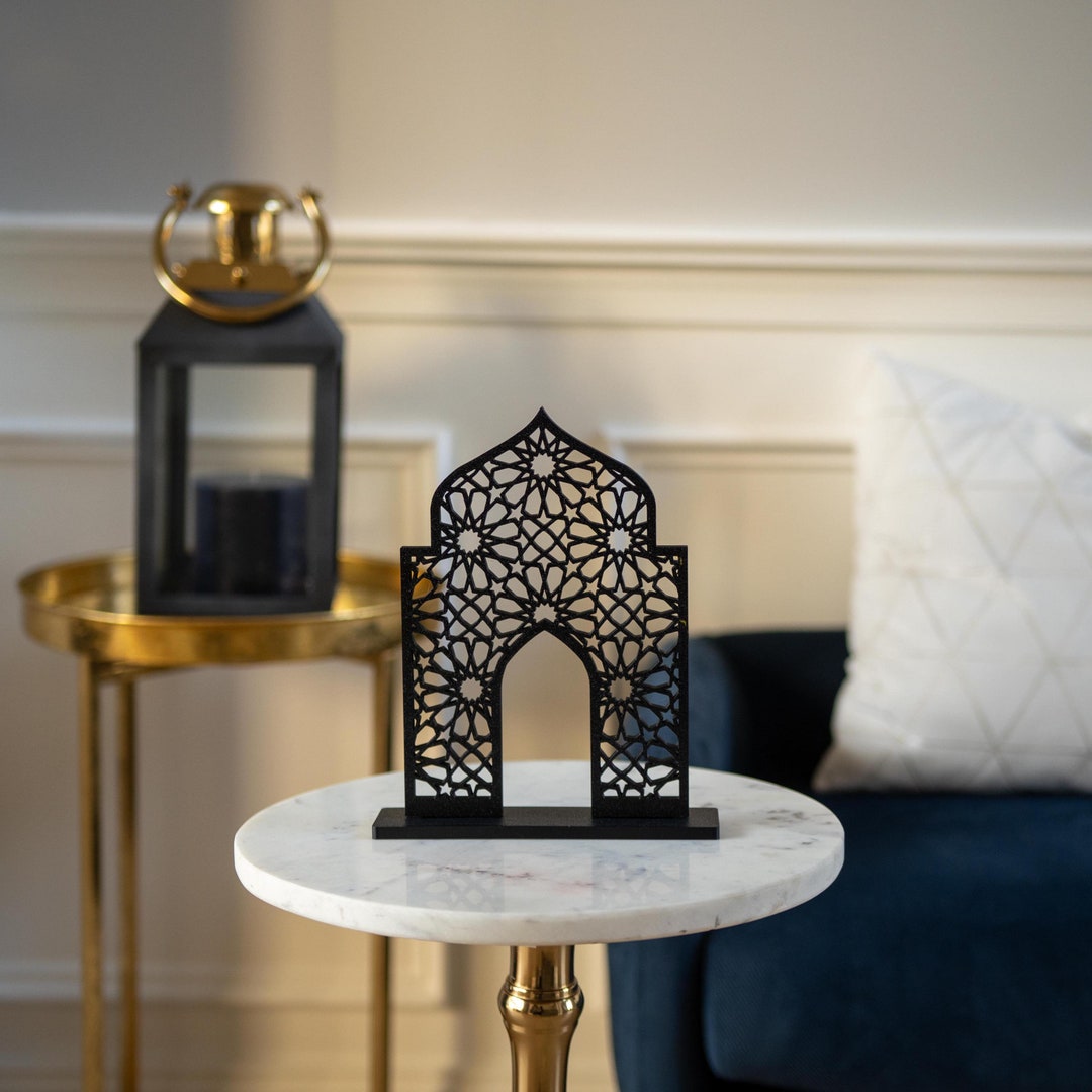 Minaret Arch Mosque Stand | Islamic Home Decor | Mosque Ornaments for ...