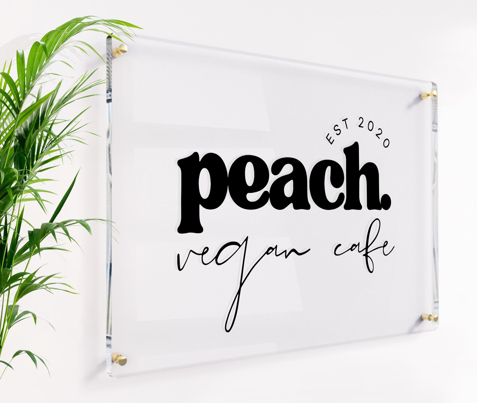 Custom Business Logo Acrylic Sign for Office Wall Decor, Custom Door ...