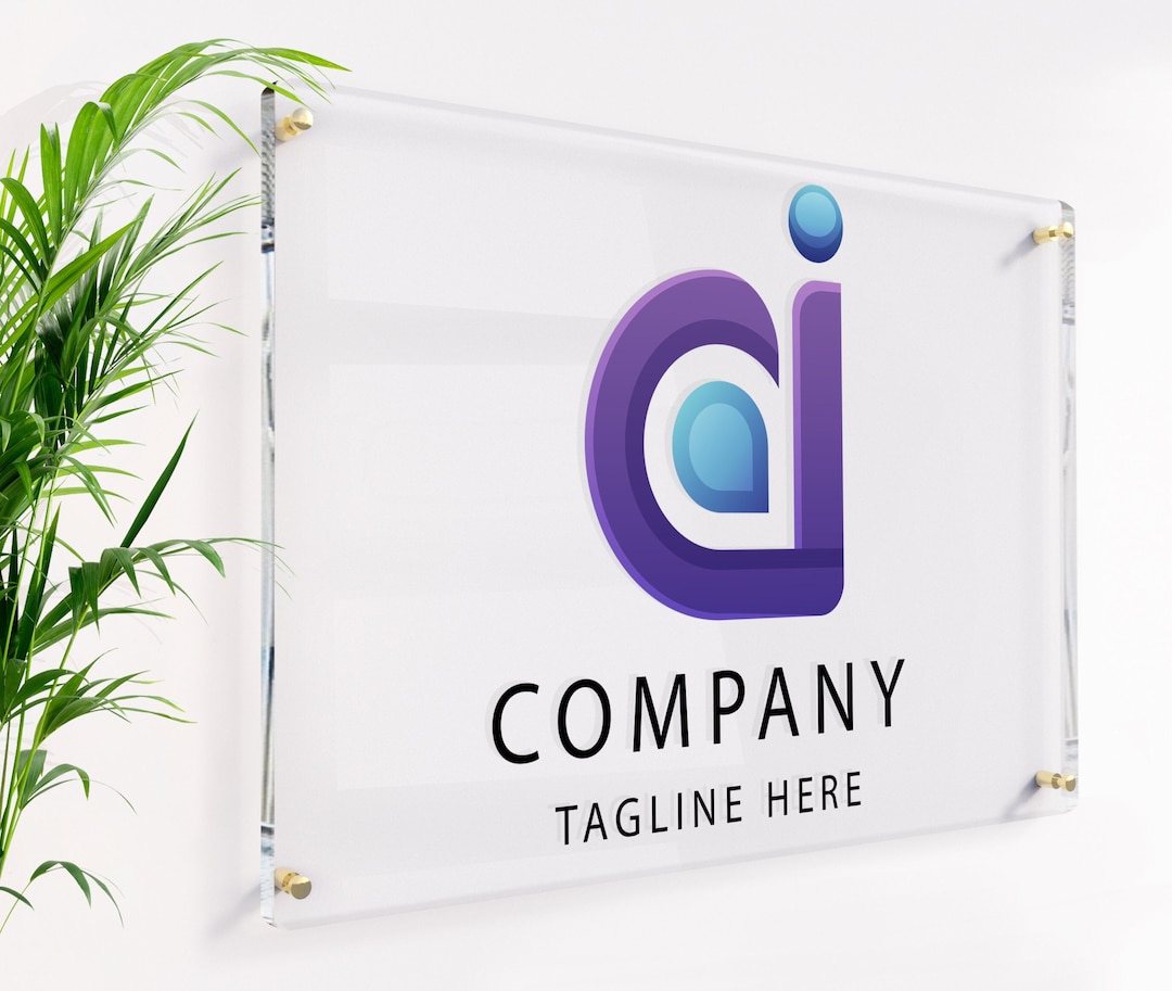 Custom Acrylic Business Logo Sign, Personalized Name Sign, Acrylic Logo ...