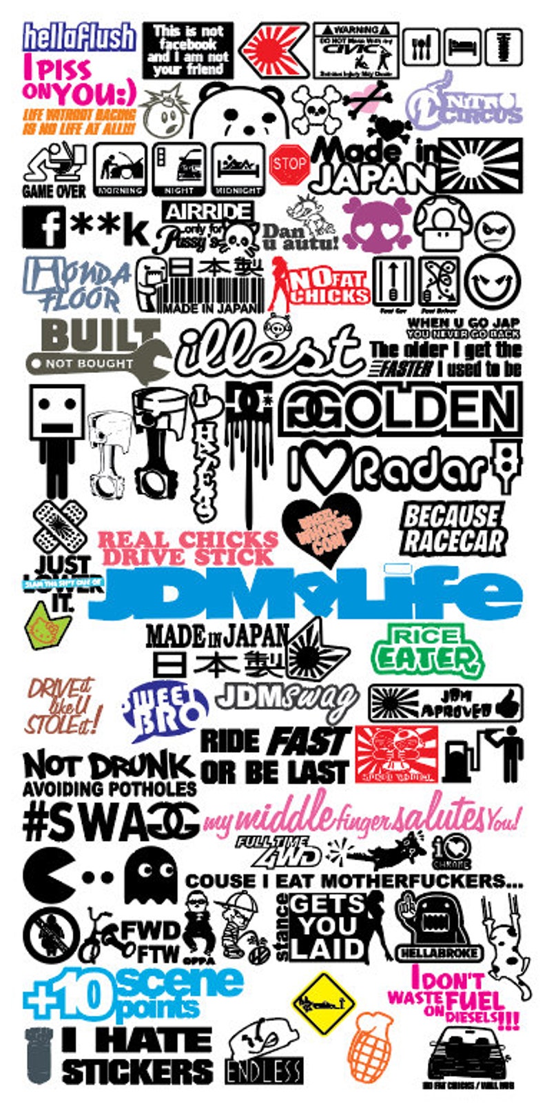 JDM Vector SVG File - Etsy