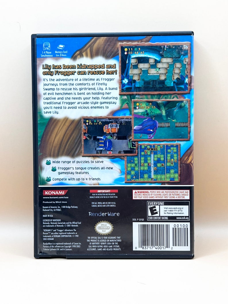 Frogger's Adventures: the Rescue - Nintendo Gamecube - Etsy
