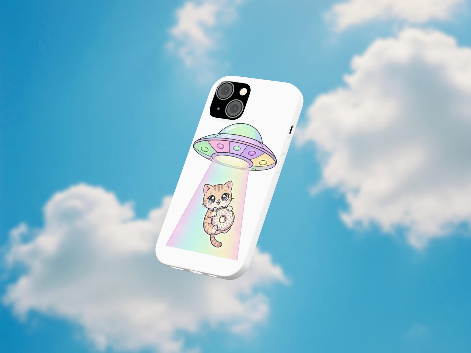 UFO Abduction Animals PNG Bundle | Kawaii Space Animal Clipart - Etsy