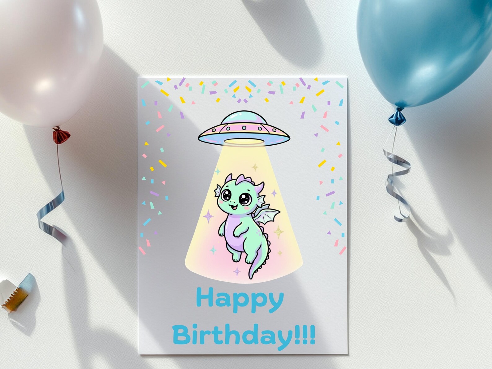 UFO Abduction Animals PNG Bundle | Kawaii Space Animal Clipart - Etsy