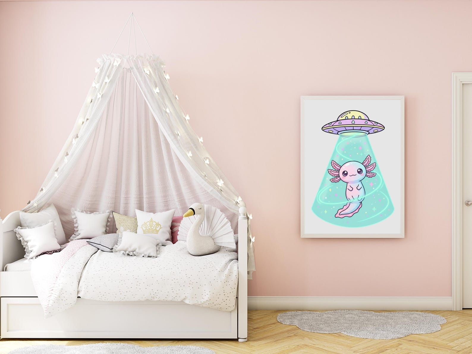 UFO Abduction Animals PNG Bundle | Kawaii Space Animal Clipart - Etsy