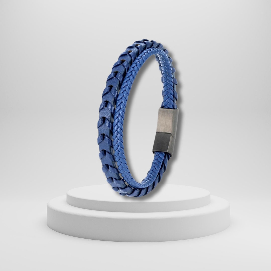 Unisex Blue Friendship Bracelet , Men's Solidarity Bracelet for Kamala ...