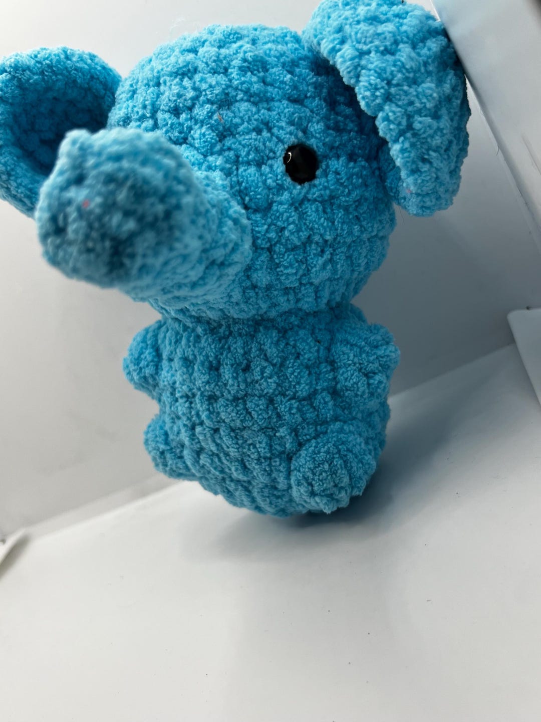 Elephant Plushie Bright Blue - Etsy