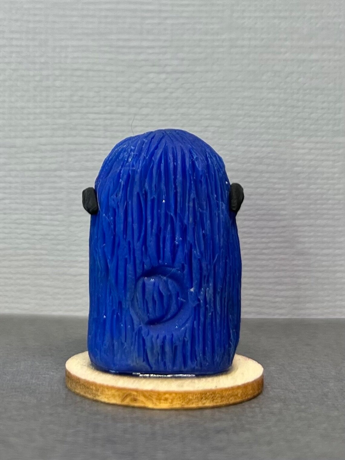 MINI Monster Blue With Black Sunglasses Desk Pet Collectible Art Plant ...