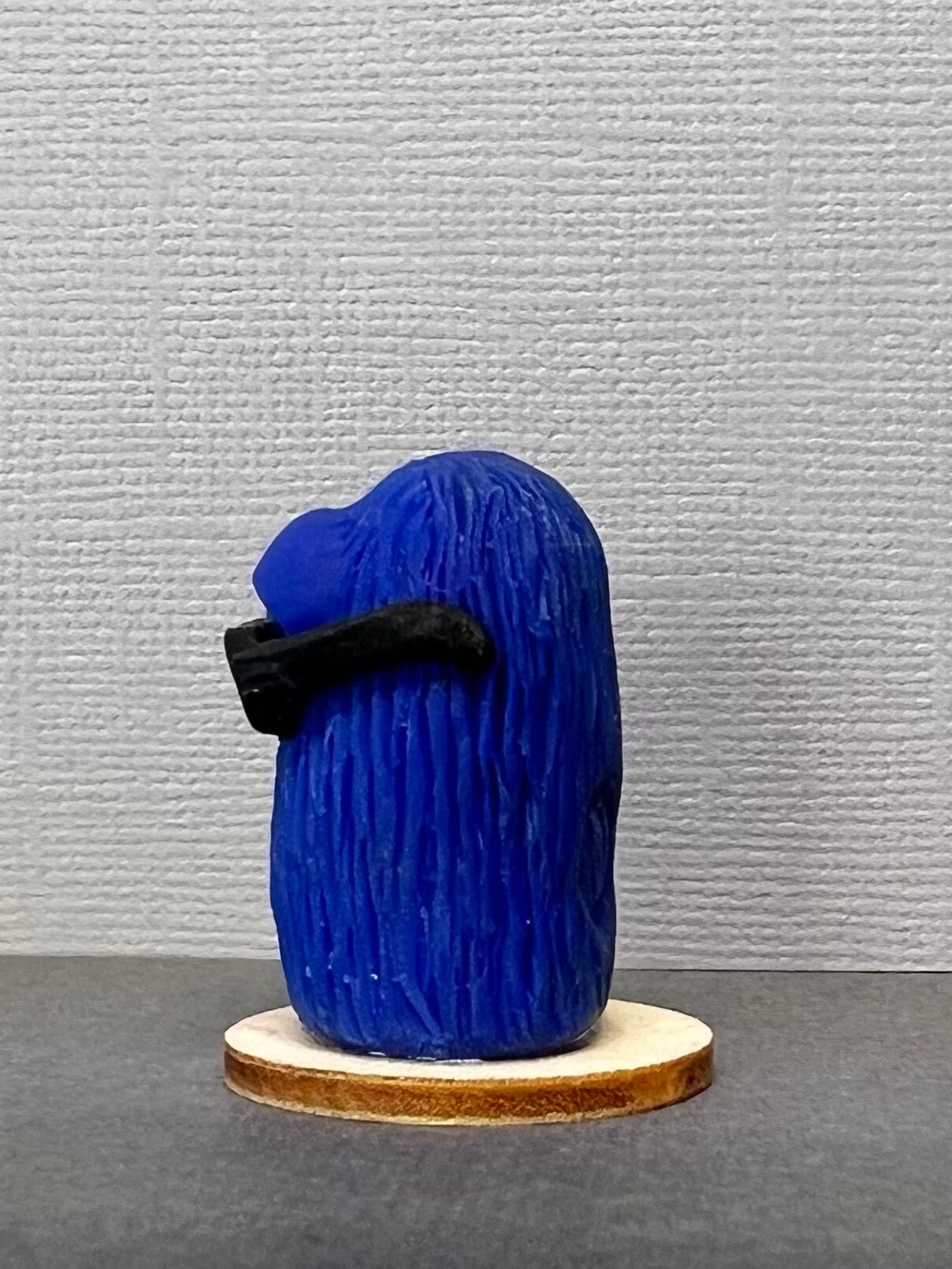MINI Monster Blue With Black Sunglasses Desk Pet Collectible Art Plant ...