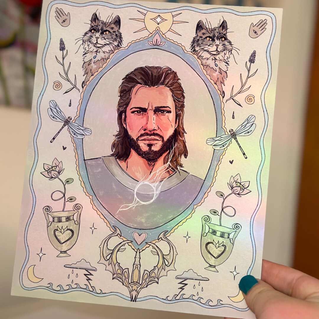 The Wizard - Gale Dekarios Fanart Print - Gale of Waterdeep BG3 - Etsy