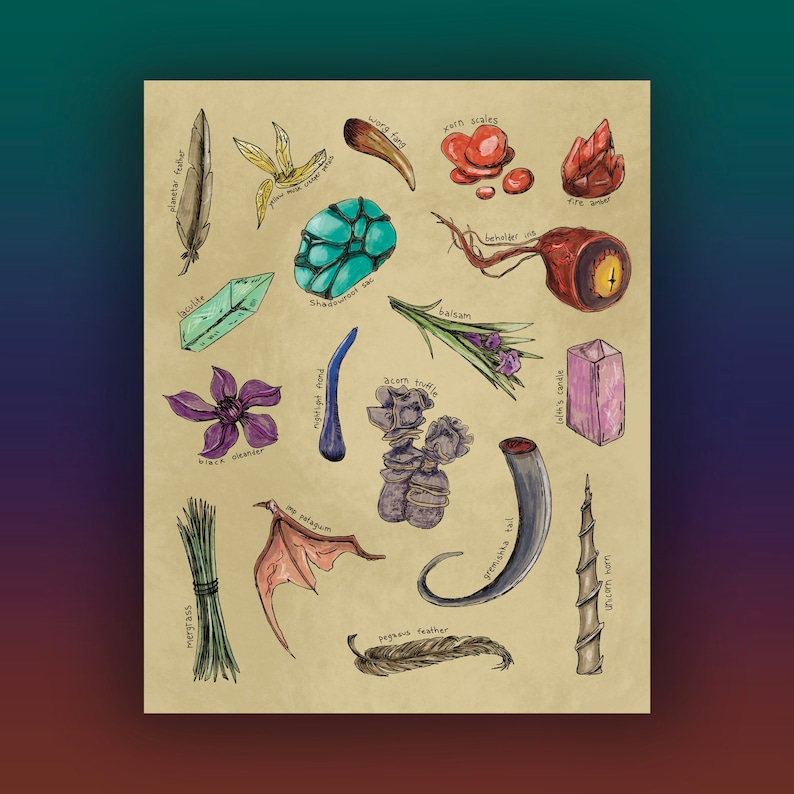 Alchemy of Faerûn - Baldur's Gate 3 BG3 Art Print - Etsy