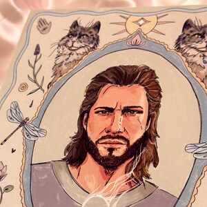 The Wizard Gale Dekarios Fanart Print Gale of Waterdeep BG3 - Etsy ...