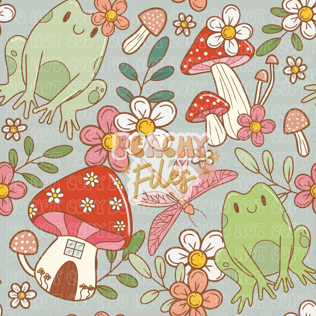 Cottagecore Frog SAGE - Etsy