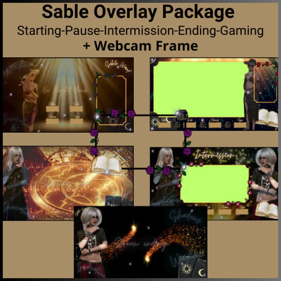 Overlay Twitch Stream Overlay Package Scene Animated Dead by Daylight ...