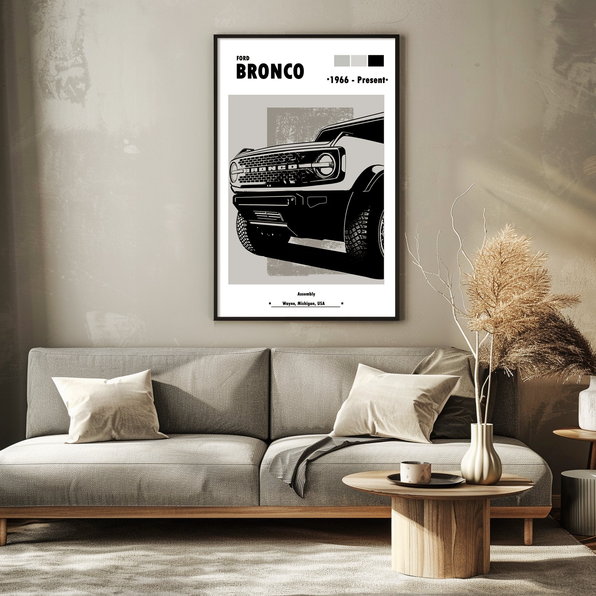 Ford Bronco Poster, Ford Wall Art, Fathers Day , Birthday Gift, Wall ...