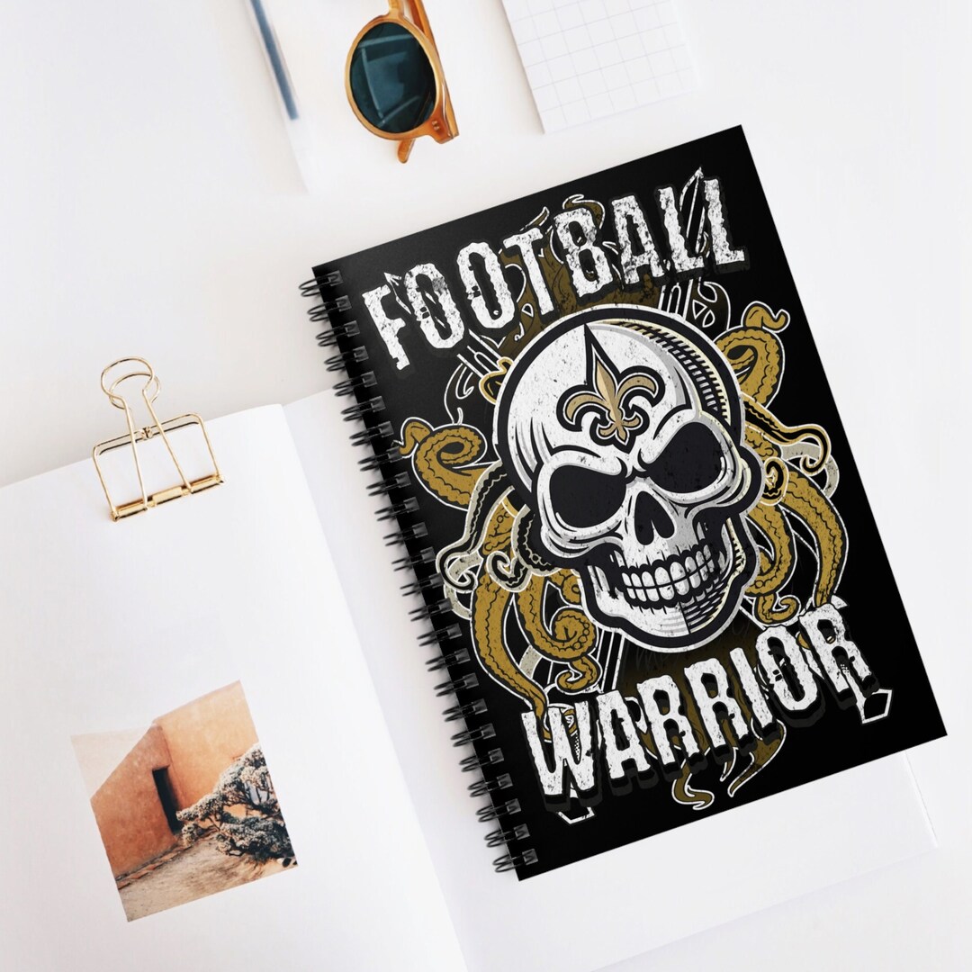 New Orleans Saints Spiral Notebook: Football Warrior, Nola Gift - Etsy