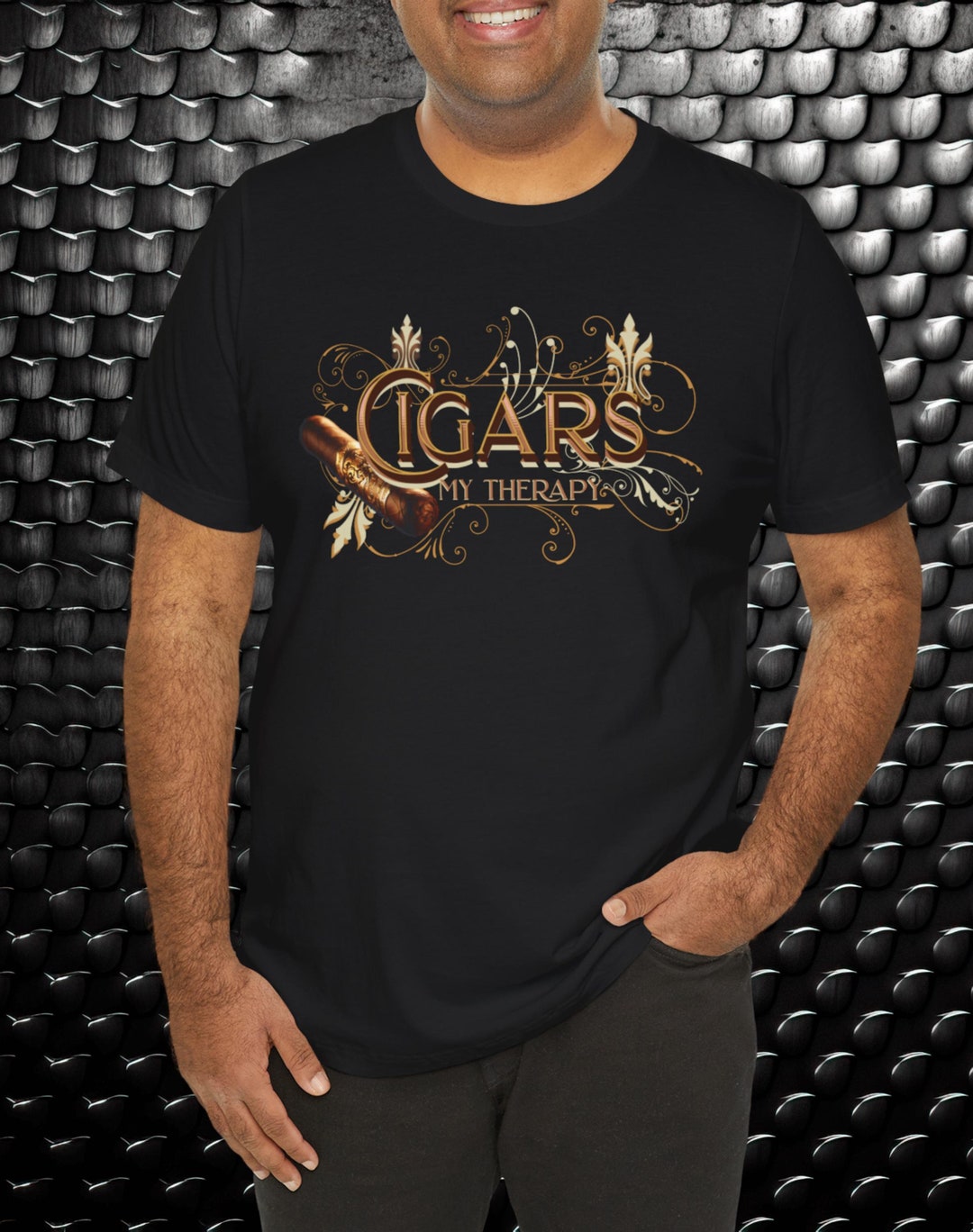 Cigar My Therapy Graphic Tee, Funny Cigar Lover Shirt - Etsy