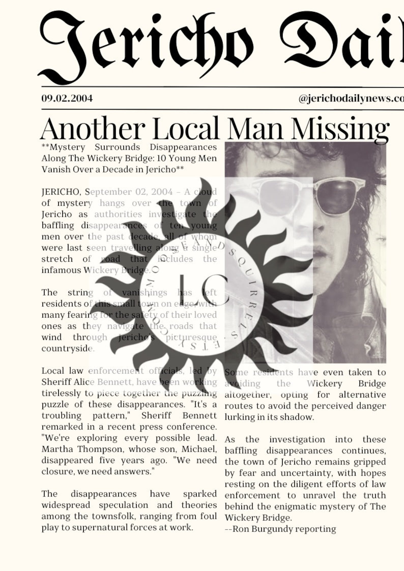 1st Set of Journal Pages PLUS NEWSPAPER Article, EXTRA Inserts and 2 ...