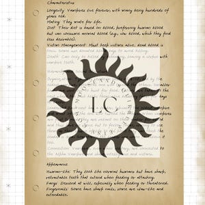 10th Set of Journal Pages PLUS 2 Fake Ids for Your Supernatural Style ...