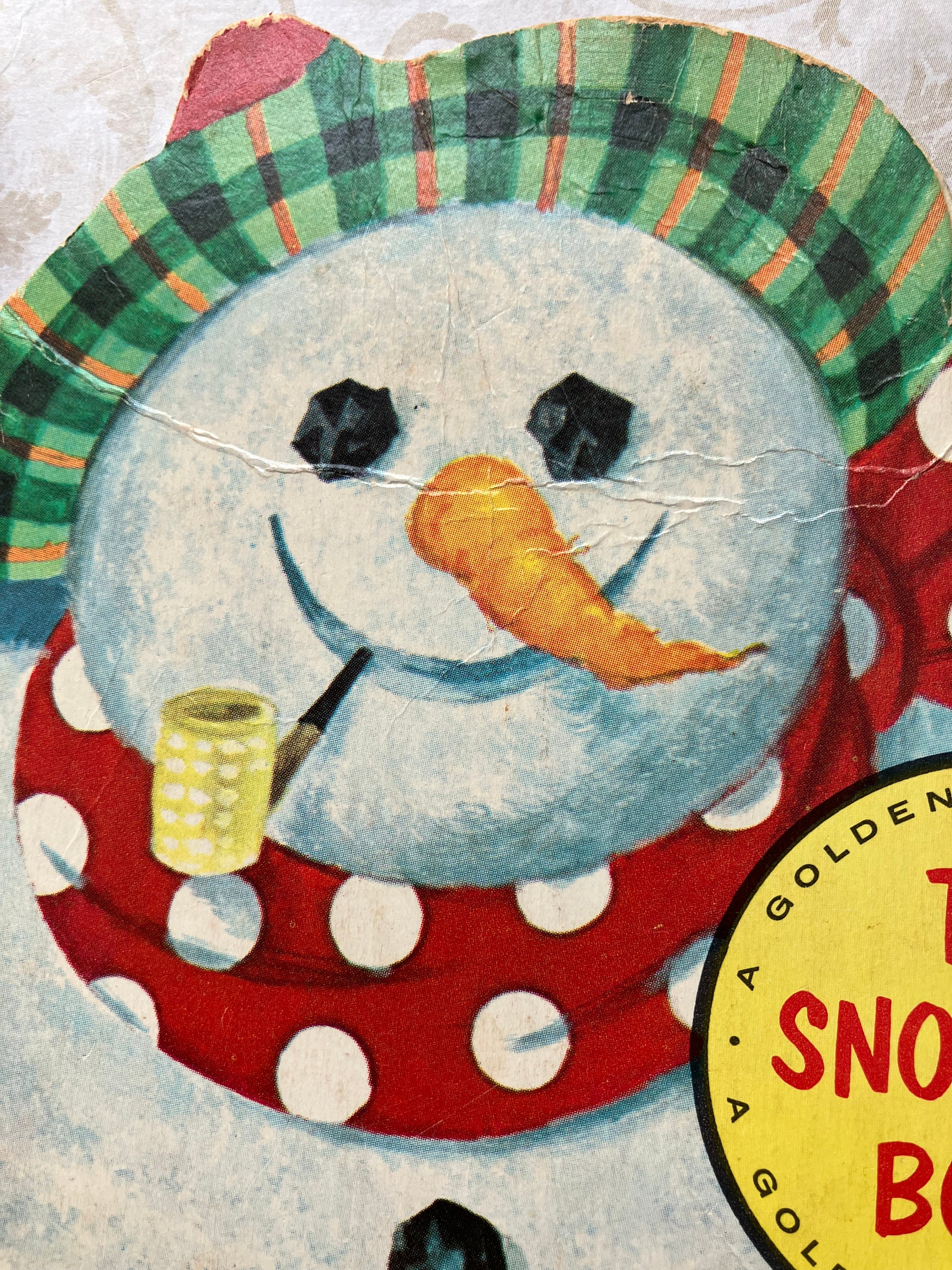 The Snowman Book-a Golden Shape Book-vintage 1960s Christmas Book - Etsy