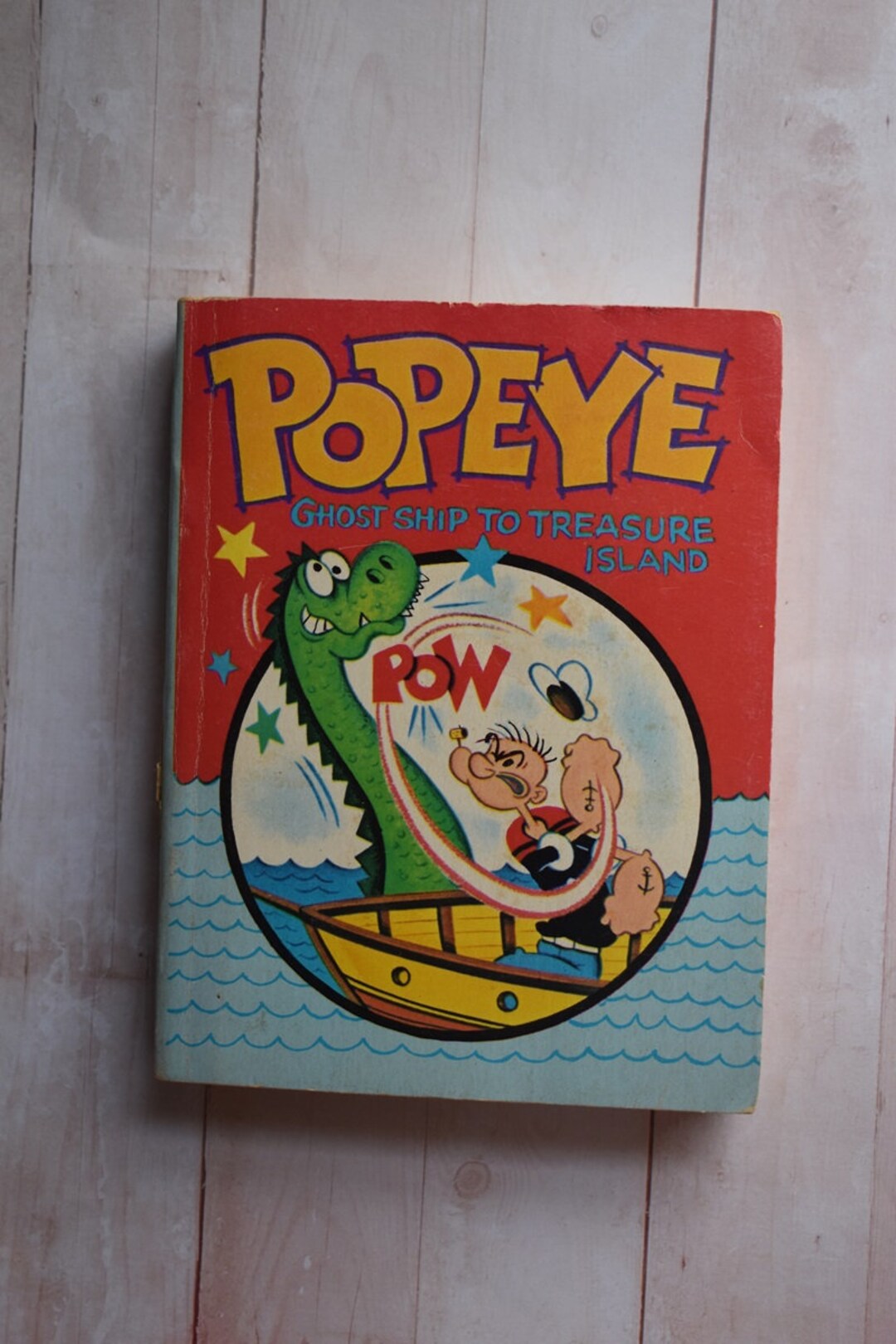 Popeye Ghost Ship to Treasure Island-vintage 1967 Popeye Book-softcover ...