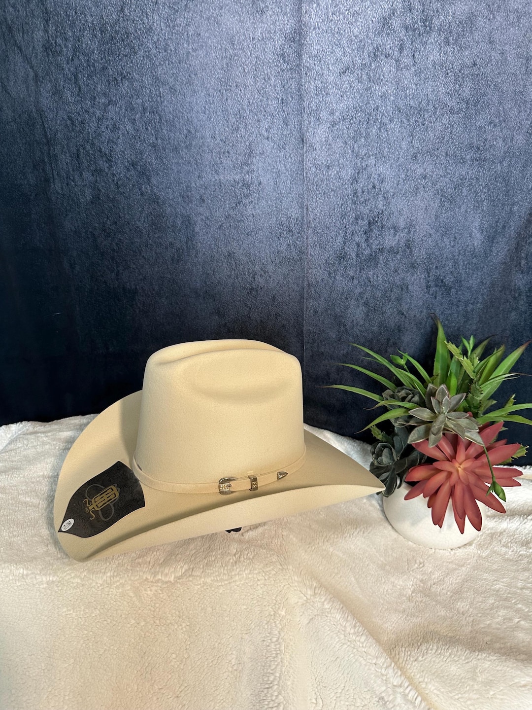 Western Cowboy Felt Hat 100X Bone “ Hueso” Color Size 7 1/4 - Etsy