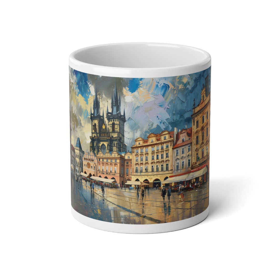 Czech Prague Old Town Jumbo Mug, 20oz - Etsy