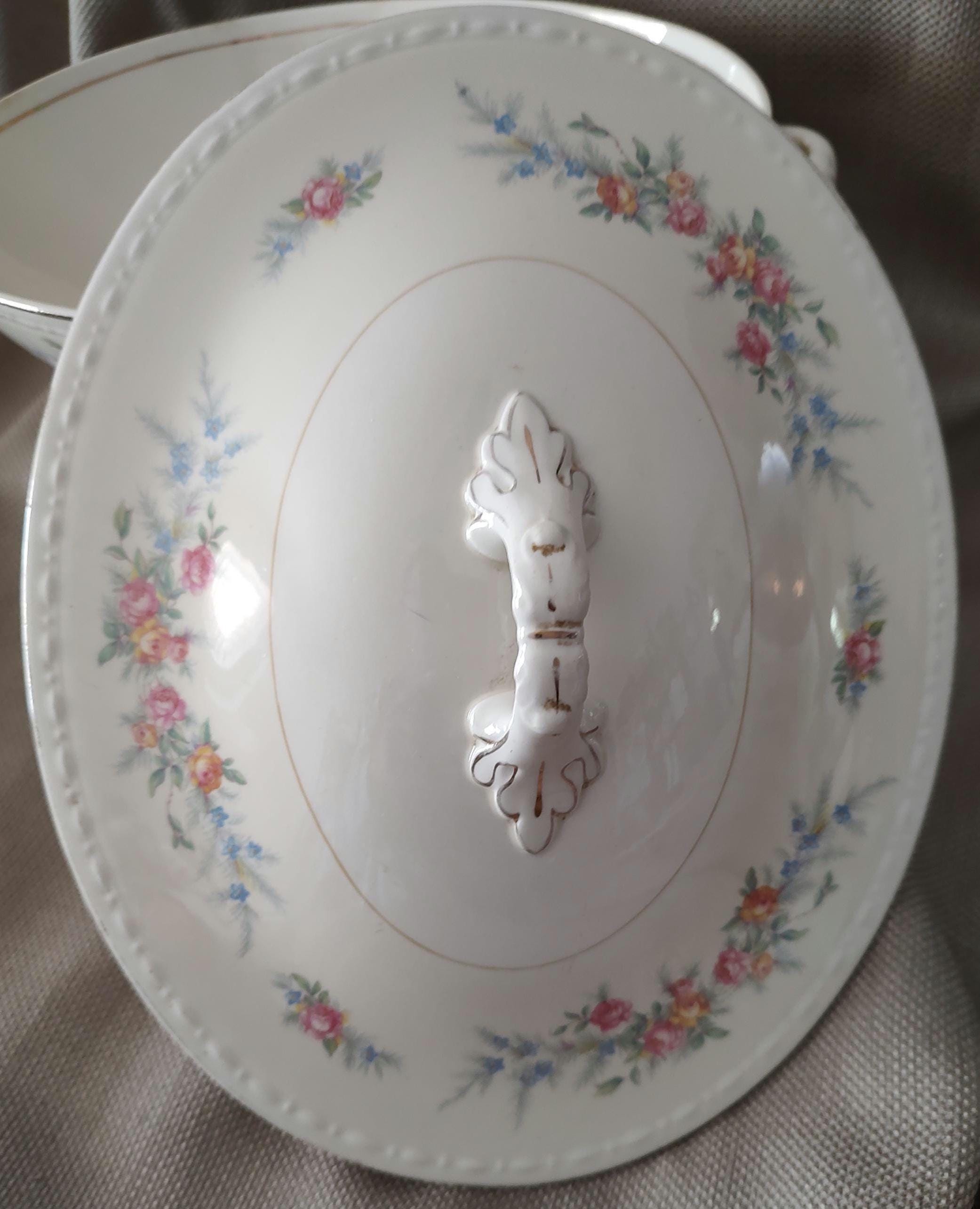 Homer Laughlin, Eggshell,georgian, Shape, Pattern Countess, Casserole ...